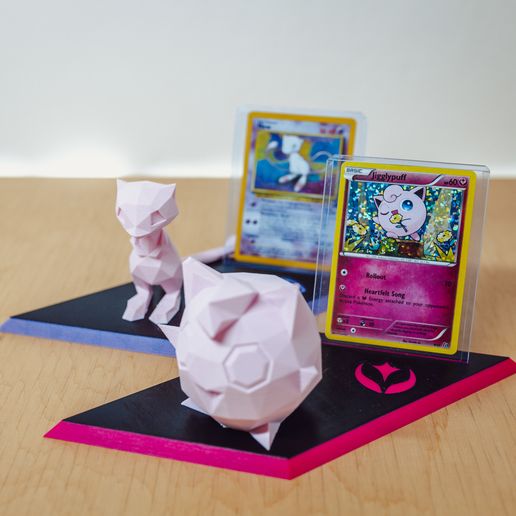 🐉 Pokemon Card Stands・Free 3D File for 3D printing・Cults