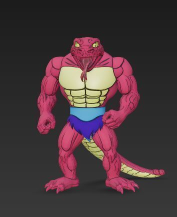🦸 Rattlor Filmation MOTU・ STL File for 3D printing・Cults