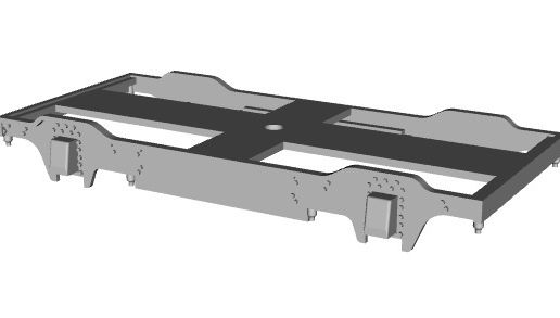 🚂 LNER Standard Gresley bogie 10ft wheelbase 1/120 scale・ 3D File for ...
