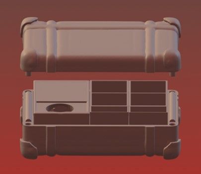 🧳 Suitcase for boardgaming or RPG・ STL File for 3D printing・Cults