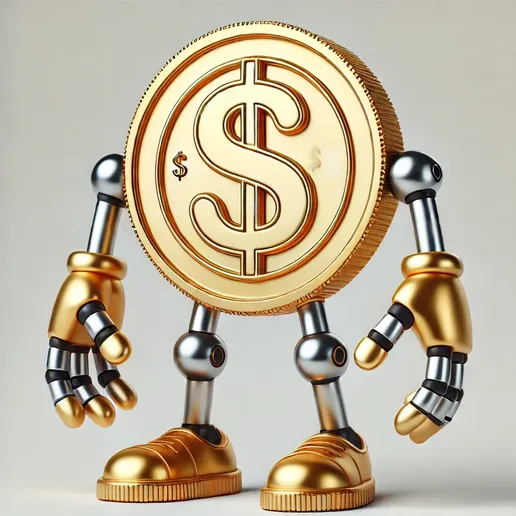 STL file Gold Dollar Coin Character – 3D Model 💵 ・3D print object to ...