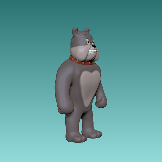 🐕 spike el perro de tom y jerry・Archivo STL para Impresión 3D・Cults