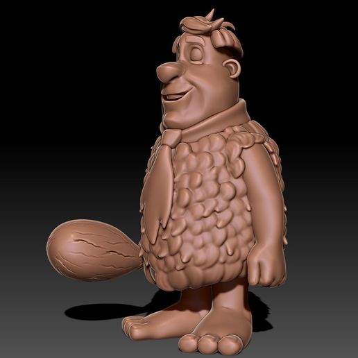 Free STL file Fred Flintstone 📺 (OBJ)・3D printable design to download・Cults