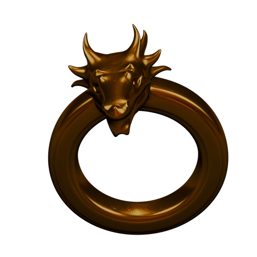 STL file Drake Ring - Fantasy 💍 ・3D printable model to download・Cults