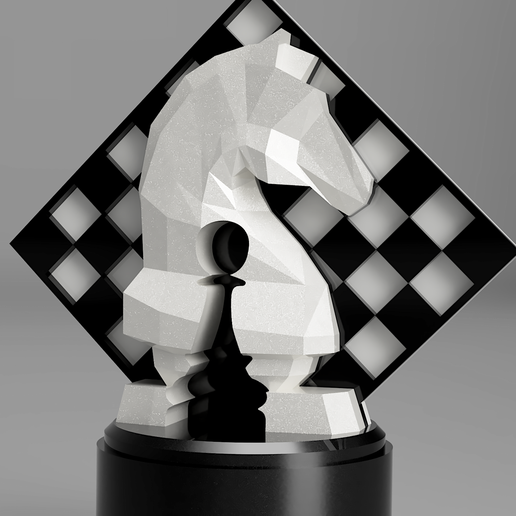 ♟️ CHESS TROPHY / TROFEO DE AJEDREZ / CHESS TROPHY・ STL File for 3D printing・Cults
