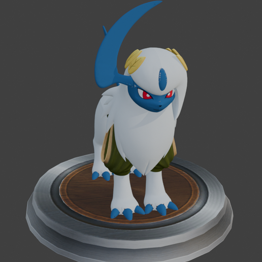 🎲 Absol - Sacred Guardian Style | 3D Printable STL | Pokémon Celestial ...