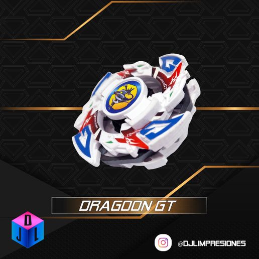 Archivo OBJ DRAGOON GT BEYBLADE 🦸 ・Idea de impresión 3D para descargar ...
