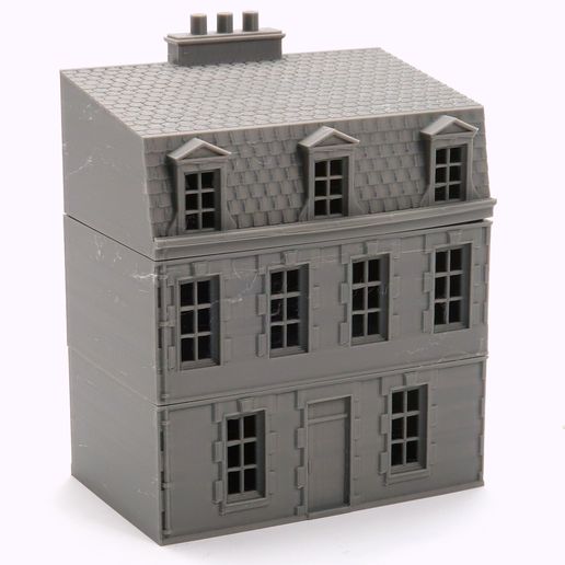 🏠 French Row House DS T8 Normandy Miniature Wargaming Terrain WW2・ STL ...