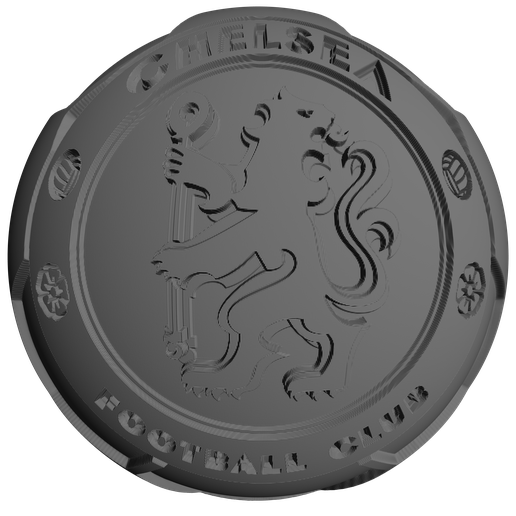 STL file Chelsea F.C. shield soccer ball lamp. 🛡️ ・3D printer design to ...