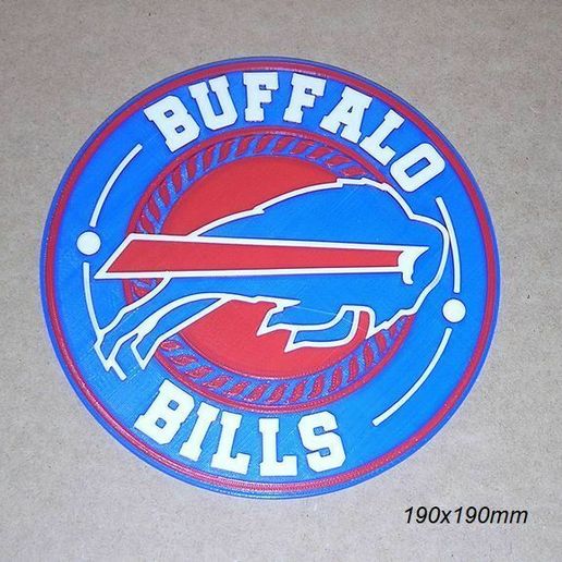 🛡️ Buffalo Bills, shield, sign, sign, logo, print3d, collection, team ...