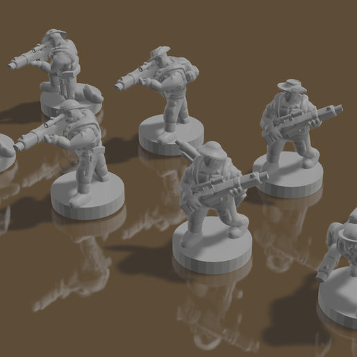 💂 Commonwealth Infantry・ 3D File for ・Cults