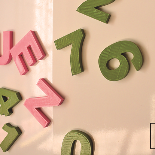 🔢 Alphabet・ 3D File for ・Cults