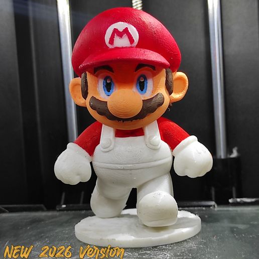 🎨 3D Printable Super Mario - 4 Color AMS | Nintendo Collectible DeskToy ...