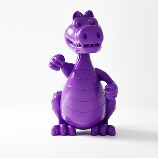 STL file Friendly Dinosaur #RoZ 🦖 (OBJ and 3MF)・3D printer design to ...