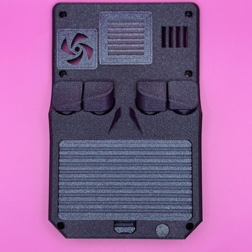 🕹️ R36s Moddable Rear Cover w/ Accessories・ STL File for 3D printing・Cults