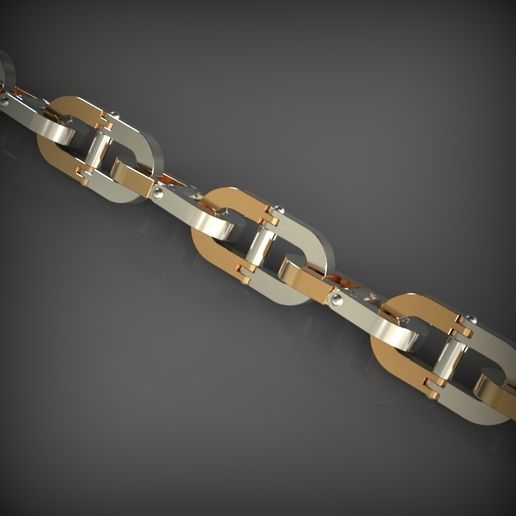 🔗 Chain and bracelet・ STL File for 3D printing・Cults