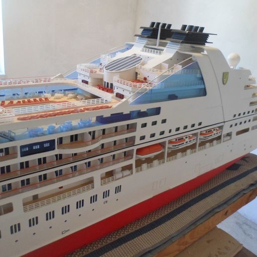 📻 3D Model Of The Seabourn Encore, Model For 3D Printing And Radio ...