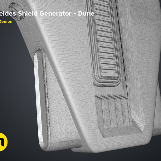 🛡️ Atreides Shield Generator - Dune・Free 3D File for ・Cults