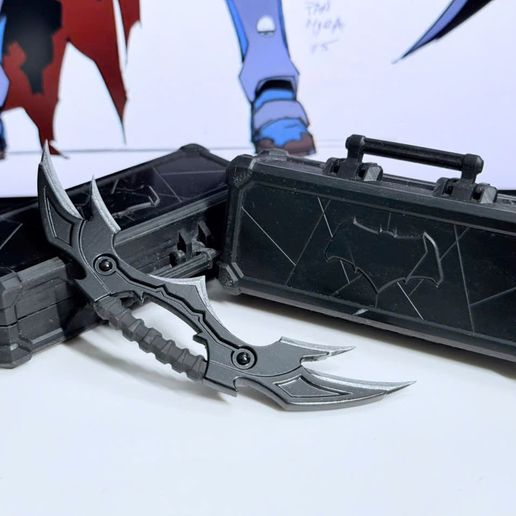 🦇 BATMAN KNIGHTFIGHT BAT LETH WEAPON_V1・ STL File for 3D printing・Cults