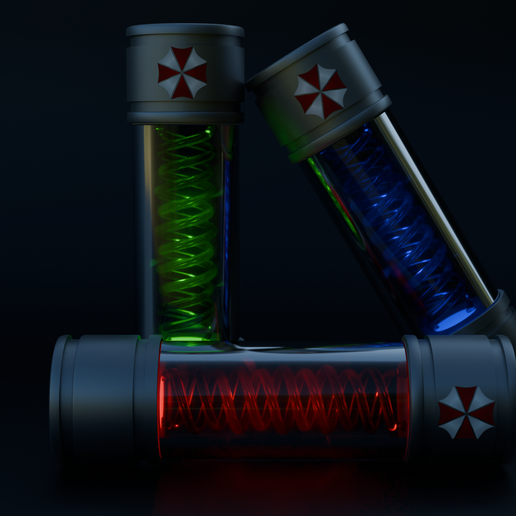 🧸 T-Virus Residual Evil・ STL File for 3D printing・Cults
