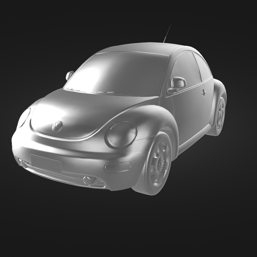 STL file Volkswagen New Beetle 🚗 ・Model to download and 3D print・Cults