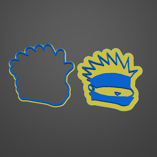 STL file Gojo cookie cutter 🍪 ・3D print model to download・Cults