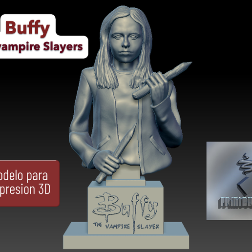 🧛 Buffy The vampire slayer・ 3D File for 3D printing・Cults