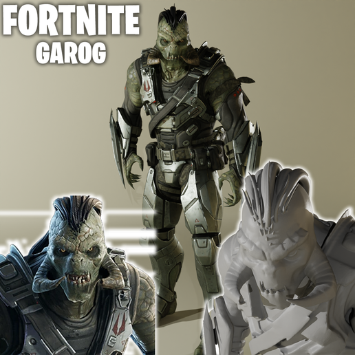 STL file Garog SKIN FORTNITE FIGURE 🦸 ・3D printable model to download・Cults