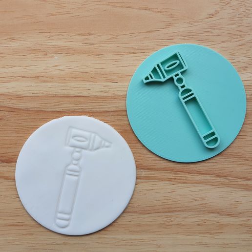 🍪 Cookie Stamp - Otoscope・ STL File for 3D printing・Cults