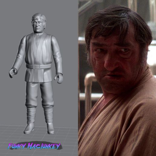 ⭐ VINTAGE STAR WARS KENNER-STYLE WUHER ACTION FIGURE・ STL File for 3D ...