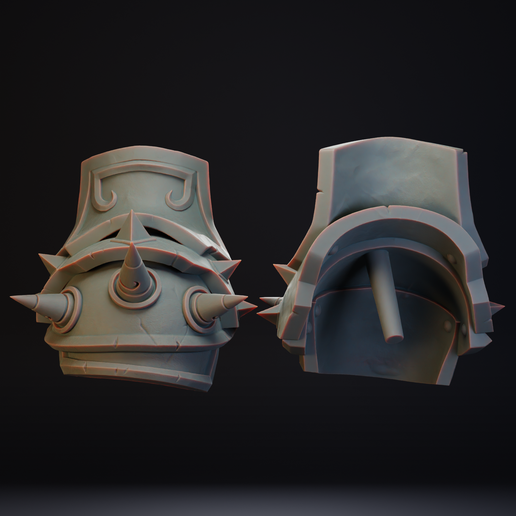 🗺️ Titanic Onslaught Shoulder - World of Warcraft.・ STL File for ・Cults