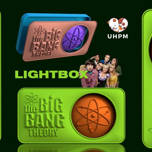 ⬆️ Light Up Your Space with The Big Bang Theory: Atomized Light Box ...