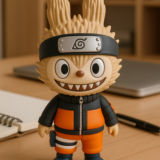 🎨 Labubu Naruto statue - 3D print・ 3D File for 3D printing・Cults
