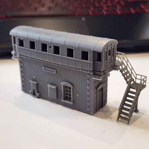 📦 Classic Switch Tower (HO-Scale, 1/87)・ 3D File for 3D printing・Cults