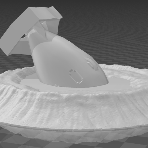 💣 Megaton Bomb from Fallout・Free OBJ File for 3D printing・Cults