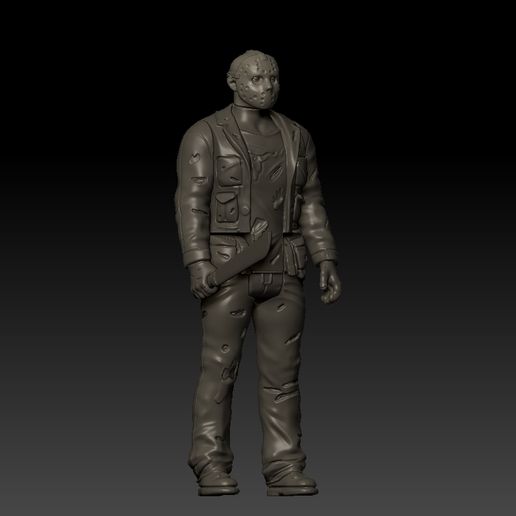 🧸 Jason Voorhees Retro Figure ,Friday the 13th, 3.75" for 3D Printing ...