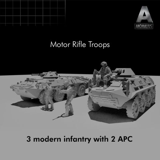 🪖 motor rifle troops・ 3D File for 3D printing・Cults