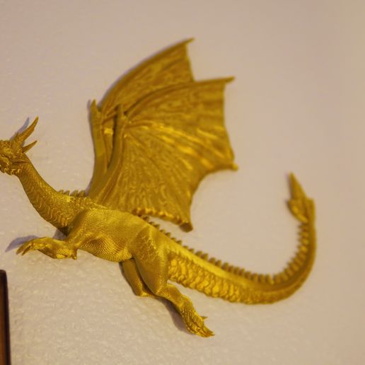🐉 Dragons In Flight- Three Wall-Mounted Dragon Decor・ 3D File for 3D ...