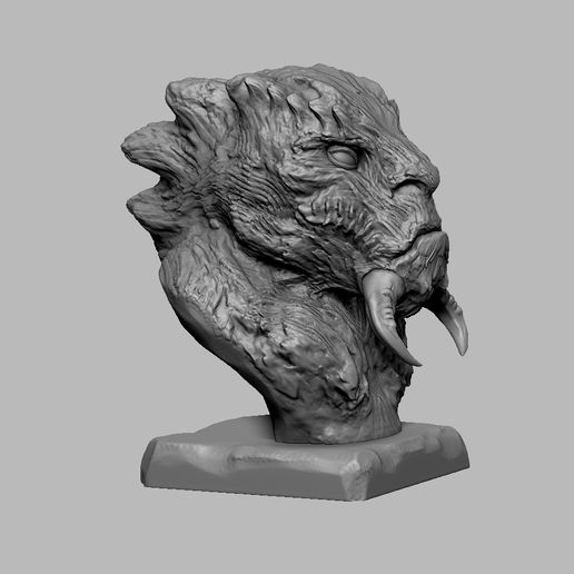 STL file Lucifer demon beast, Lucifer bust, Perfect Gamer Gift, Sci-Fi ...