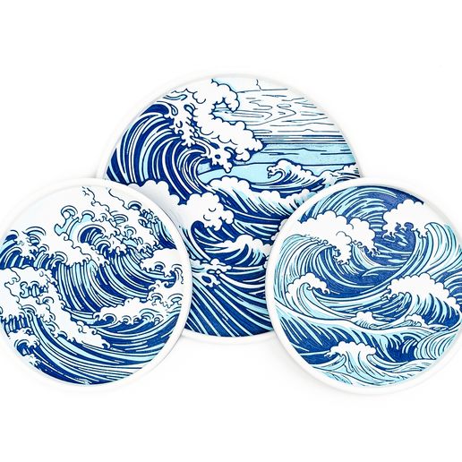 🌊 Wave Trays・Free STL File for 3D printing・Cults
