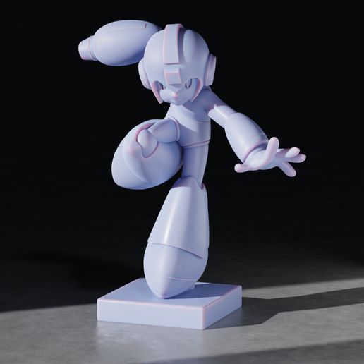 👨 Mega man・ STL File for 3D printing・Cults