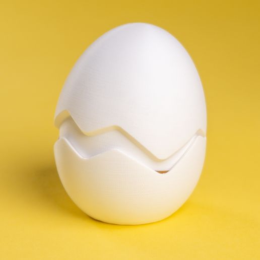 🥚 Blob Egg And Yolkies Cracking Egg Container And Art Toy・ Stl File