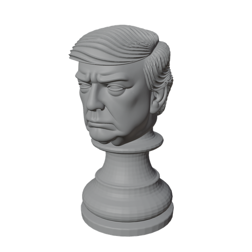 👤 Donald Trump Bust Sculpture – 3D Printable Political Figure Statue ...