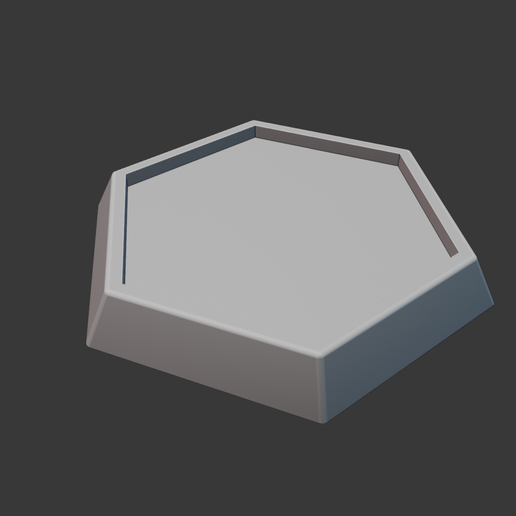 Free 3D file 30mm Hex Base w/bevel to match CGL 🎲 ・3D printable design ...
