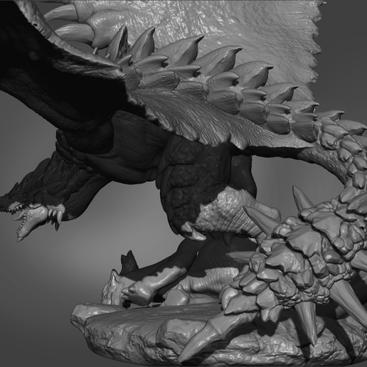 STL file Rathalos, King of the sky 🤴 ・Model to download and 3D print・Cults