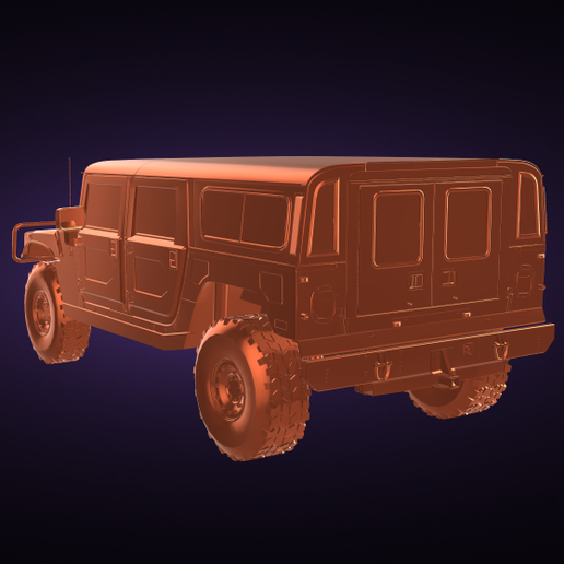 🏠 AM General Hummer H1・ STL File for 3D printing・Cults