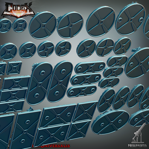 🟪 62 Jungle ruins Bases・ 3D File for ・Cults