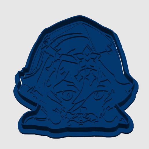 STL file Genshin Impact Layla cookie cutter 🍪 ・Template to download and ...