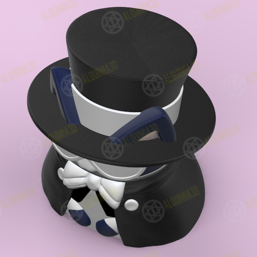 🤵 TUXEDO MEOW・ OBJ File for 3D printing・Cults