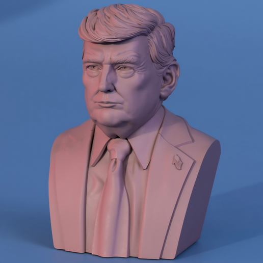 Archivo STL Donald Trump 2024 Bust 👤 (OBJ)・Modelo de impresión 3D para ...